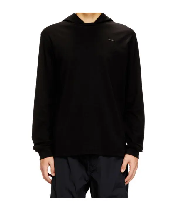 DIESEL® T-bill Logo Lettering Hoodie