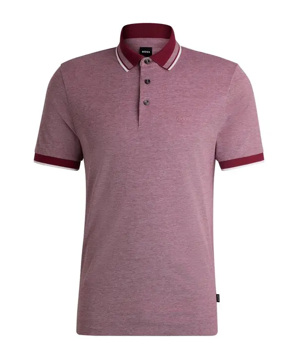 Hugo Boss Logo Embroidered Short-sleeved Polo Shirt