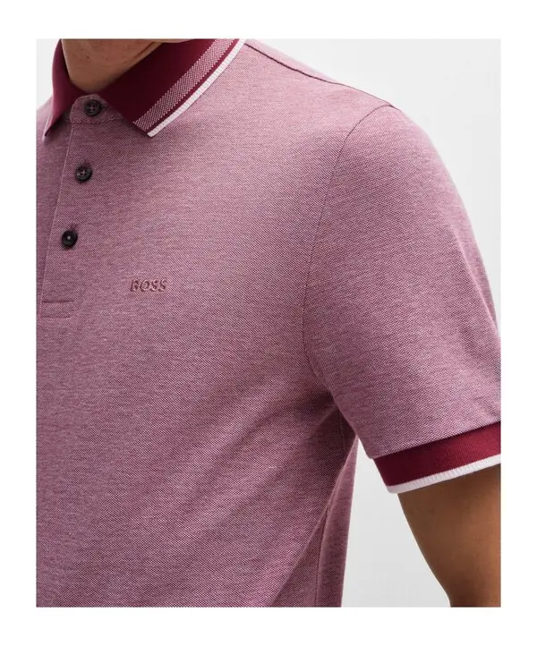 Hugo Boss Logo Embroidered Short-sleeved Polo Shirt