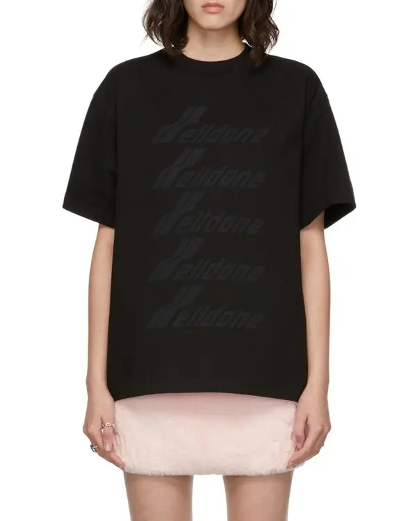 We11Done Logo Printed Crewneck T-shirt