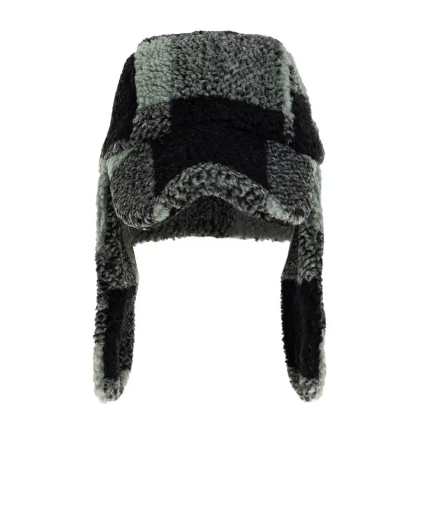 Stella McCartney Plaid Wool Hat