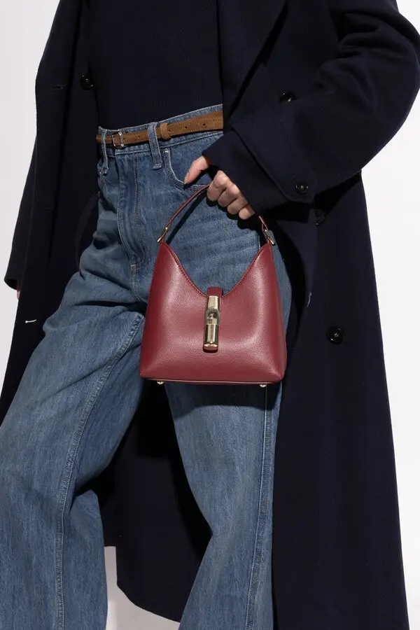 Furla Iride Mini Handbag With Gold Tone Hardware