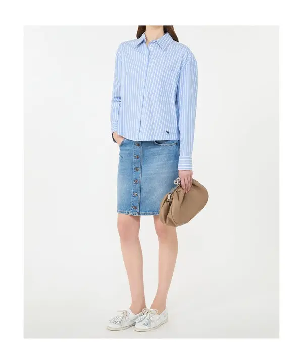 Max Mara Cartone Striped Oxford Shirt