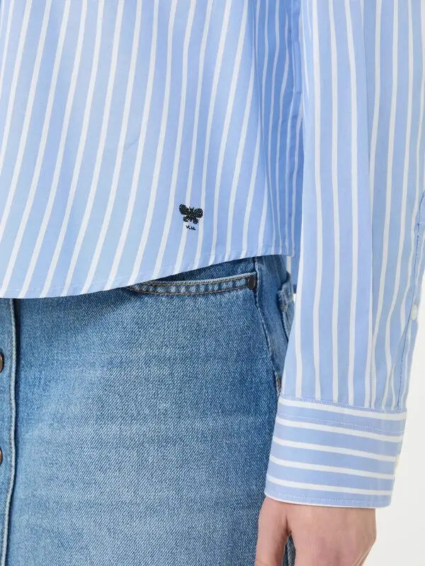 Max Mara Cartone Striped Oxford Shirt