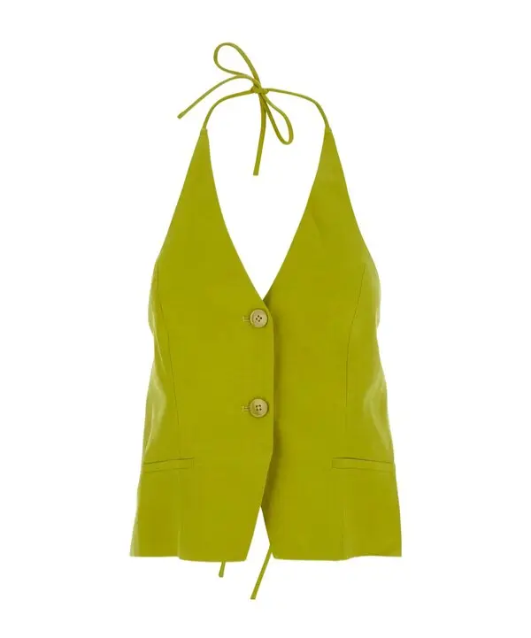 TWINSET Halter Waistcoat - Brown