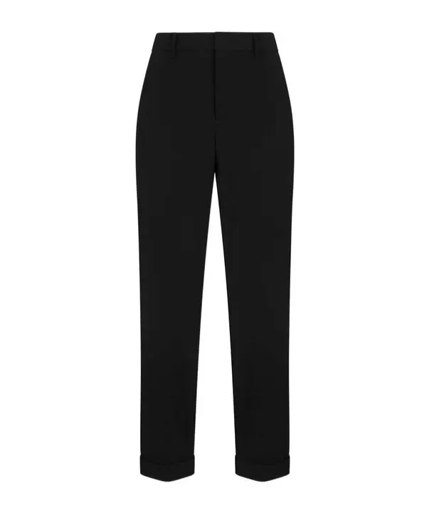 Dsquared2 High-waisted Cotton Straight-leg Trousers