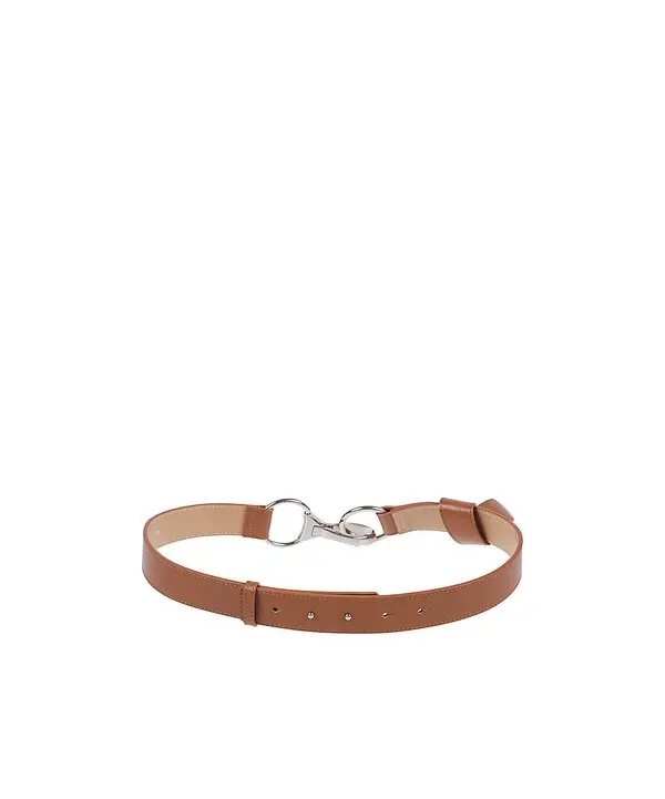 Liviana Conti Leather Buckle Belt