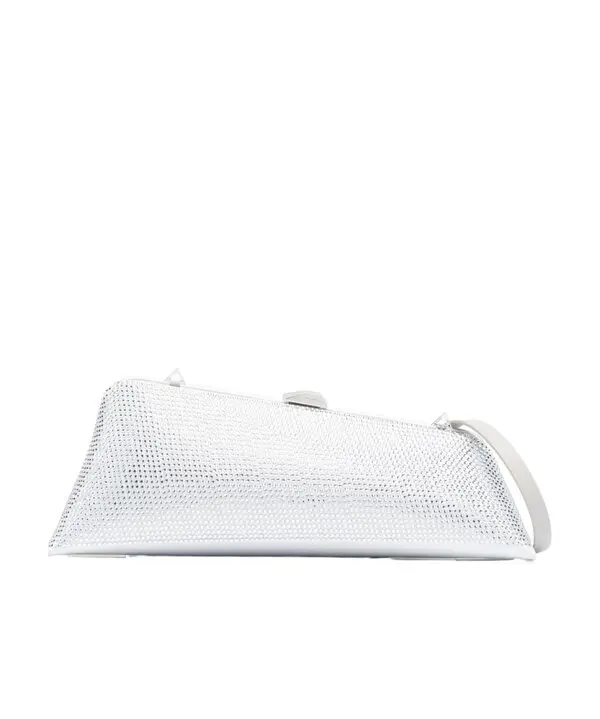 Attico Embellished Asymmetric Clutch Bag