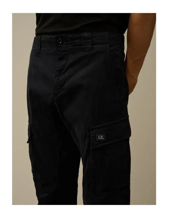 C.P. COMPANY Cargo Pants With Belt Loops And Side Pockets