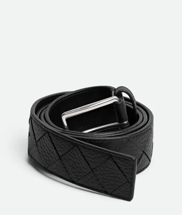Bottega Veneta Intrecciato Leather Belt