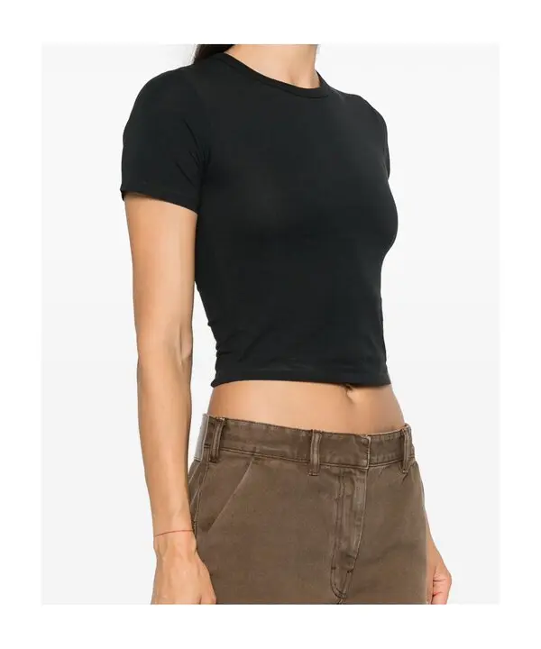 ENTIRE STUDIOS Short Sleeve Crewneck Cropped T-shirt