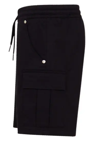 MSGM Elastic Waist Cargo Shorts With Drawstring