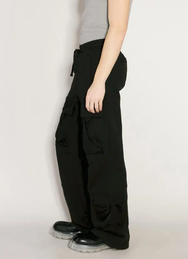 ENTIRE STUDIOS Utility Wide-leg Cargo Track Trousers