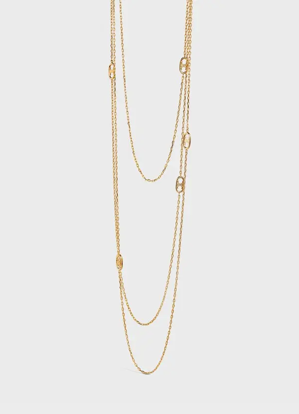 Celine Maillon Triomphe Sautoir In Gold Finish Brass