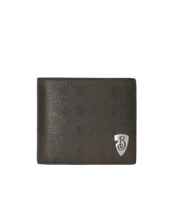 Burberry B-shield Bifold Wallet - Slate