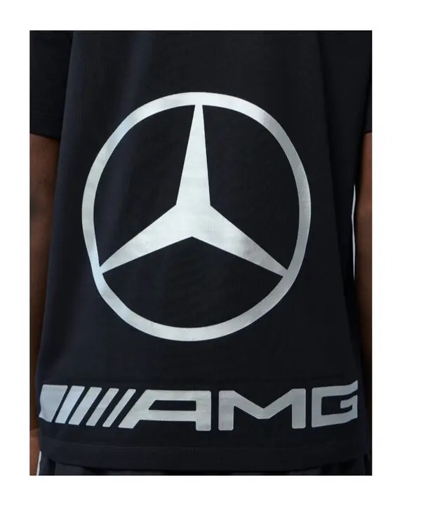 Y3 Mercedes Amg Petronas Formula 1 Team Tour Short Sleeve T-shirt