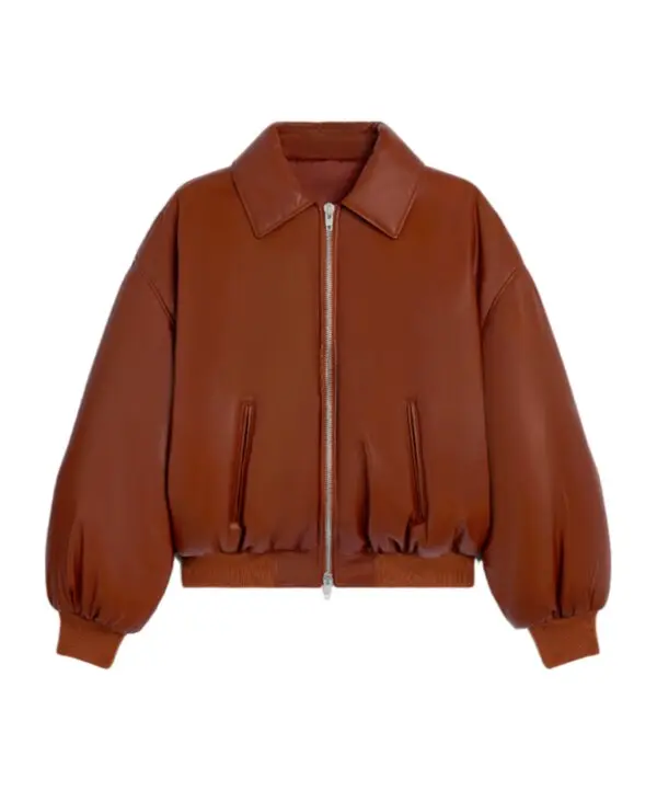 Celine Bomber Jacket In Soft Lambskin