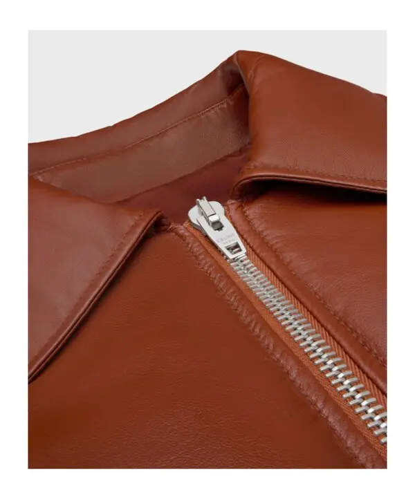 Celine Bomber Jacket In Soft Lambskin