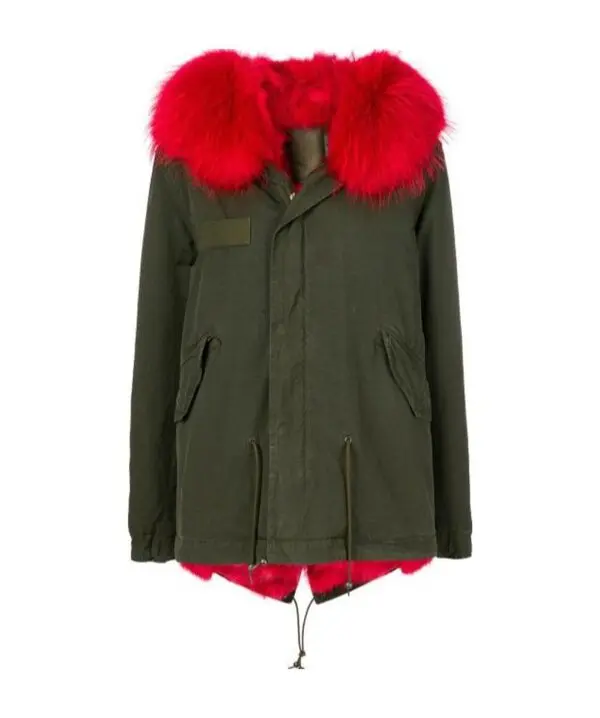 MR  MRS ITALY Mr & Mrs Italy Fur Hooded Parka