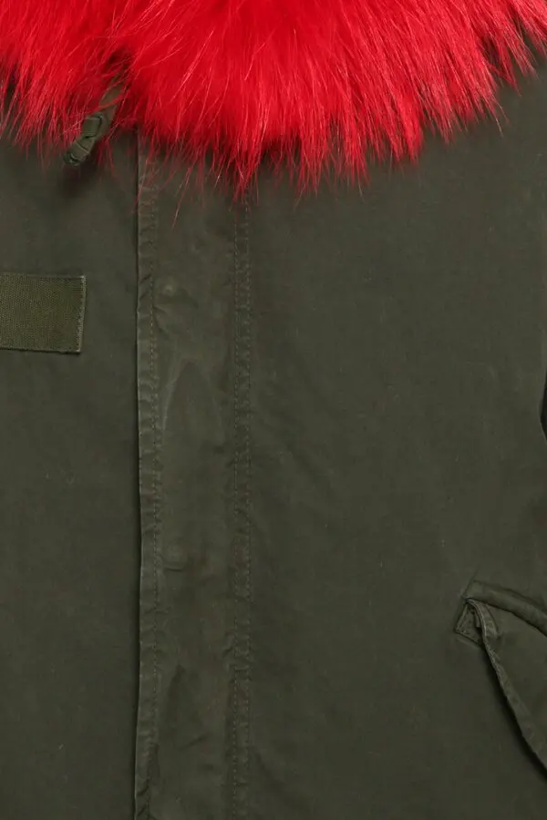MR  MRS ITALY Mr & Mrs Italy Fur Hooded Parka