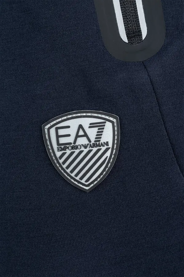 EA7 Logo Patch Tapered Track Pants