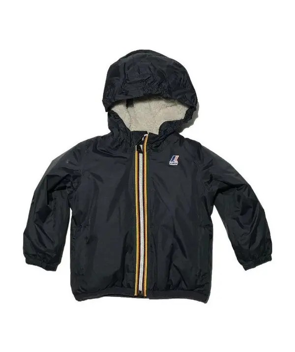 K-WAY Logo Hooded Rain Jacket