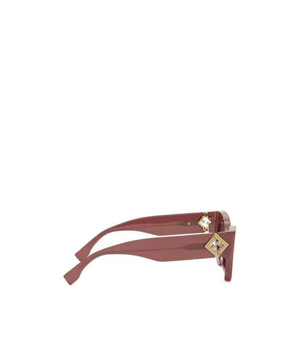 Fendi Cat Eye Full Rim Sunglasses - Brown