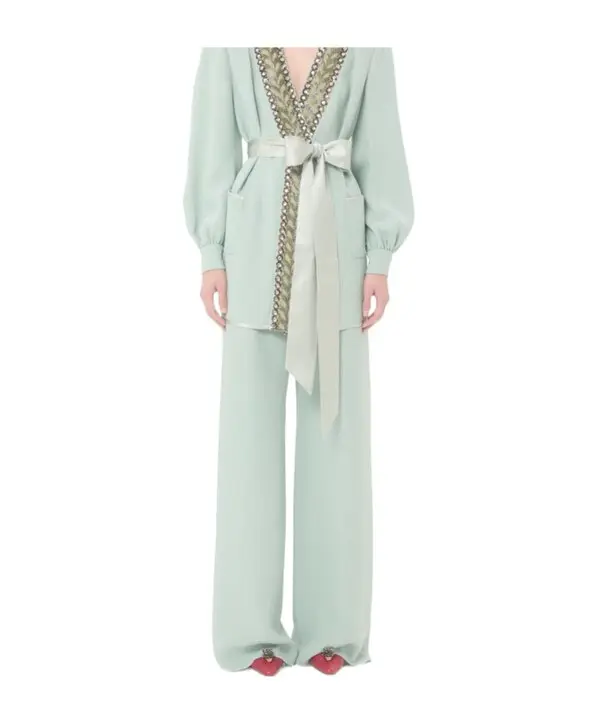 Valentino Garavani Cady Couture Trousers