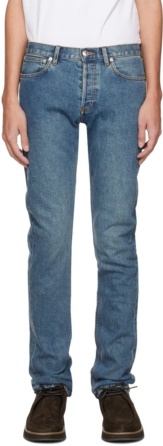 A.p.c. Faded Slim-fit Jeans
