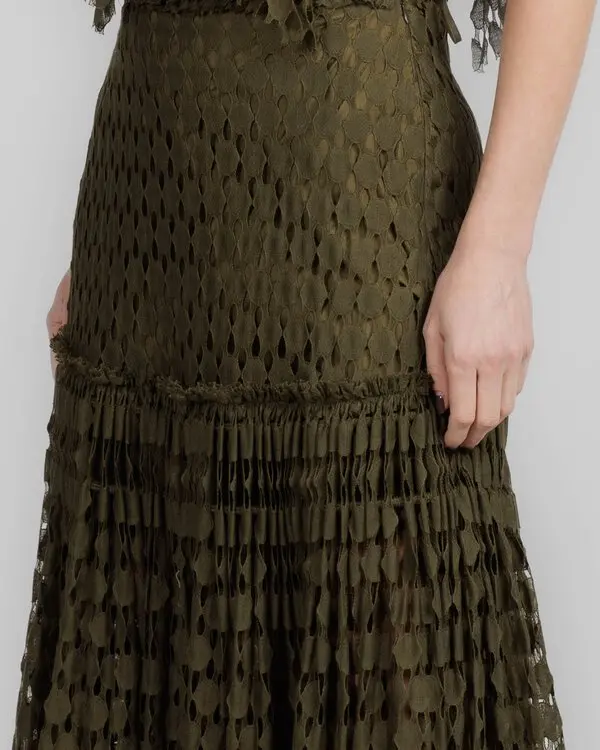 Ulla Johnson Lace Maxi Skirt