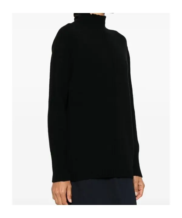 DRUMOHR Long Sleeve Turtleneck Sweater With Ribbed Details