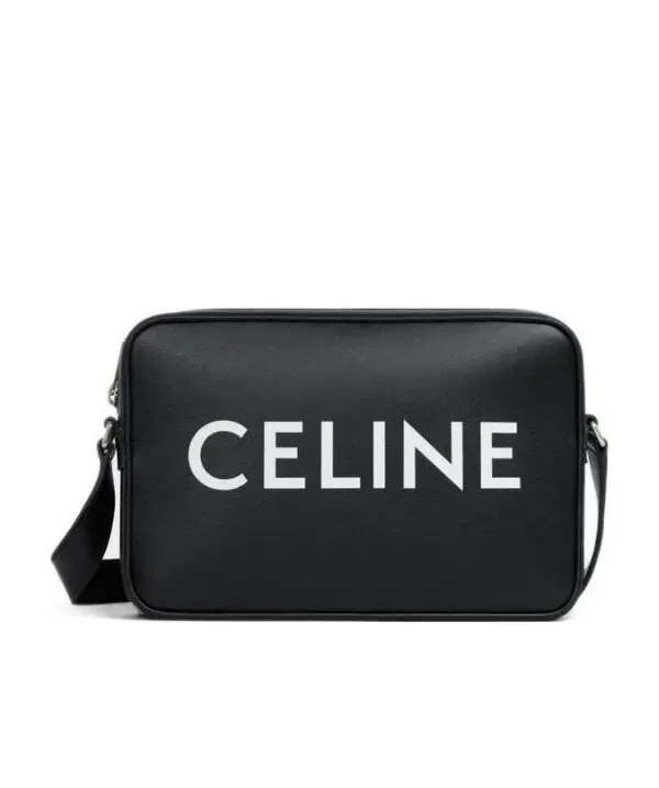 Celine Medium Messenger Bag In Smooth Calfskin - Black