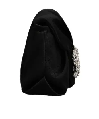 ROGER VIVIER Embellished Foldover Top Crossbody Bag