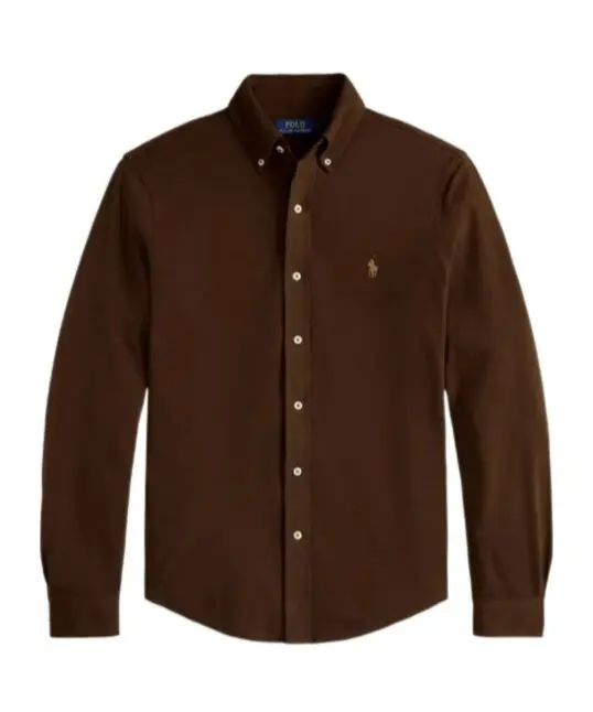 Polo Ralph Lauren Logo-detail Long-sleeve Shirt - Brown