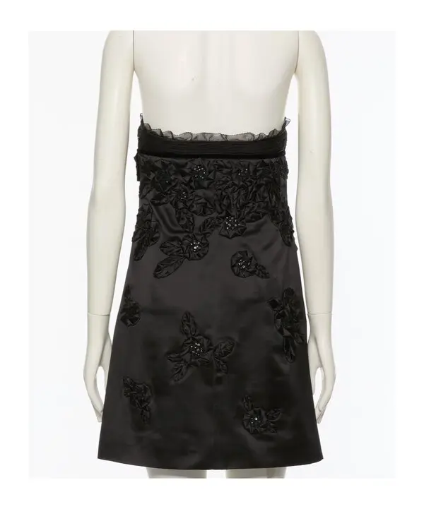 Valentino Garavani Strapless Embellished Dress