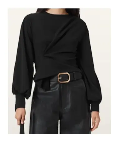 ALLSAINTS Klara Twist Slim Fit Top