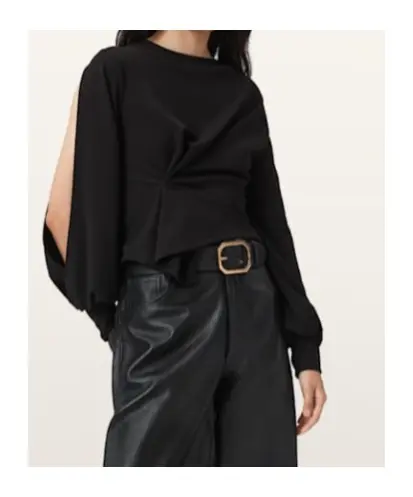 ALLSAINTS Klara Twist Slim Fit Top