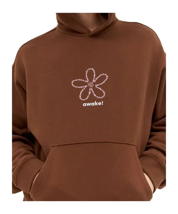 AWAKE Logo Floral Hoodie