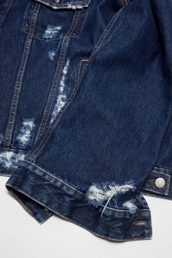 Acne Studios Long-sleeved Denim Trucker Jacket