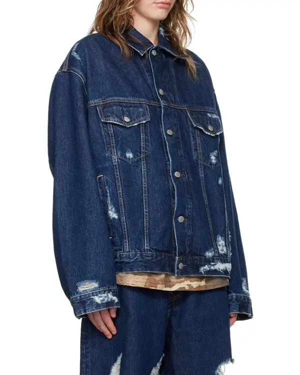 Acne Studios Long-sleeved Denim Trucker Jacket