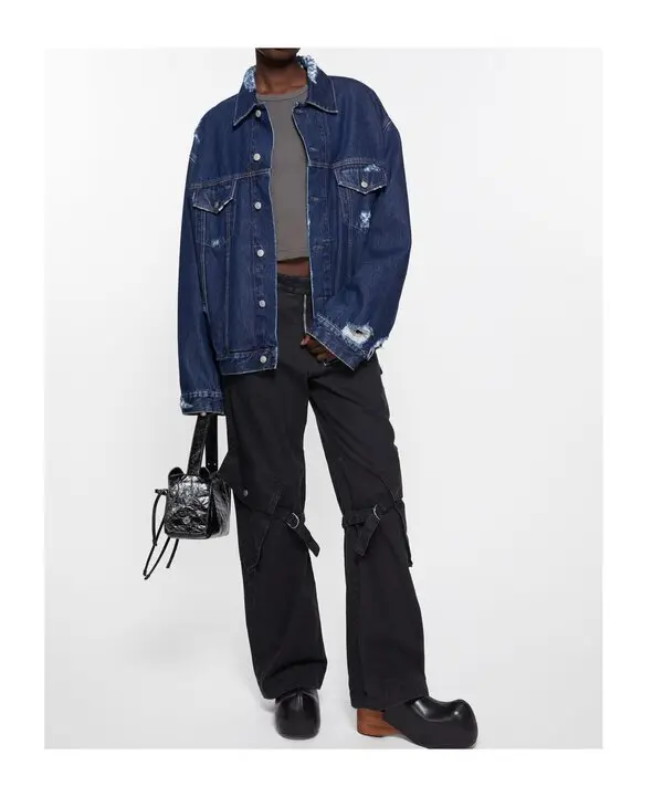 Acne Studios Long-sleeved Denim Trucker Jacket