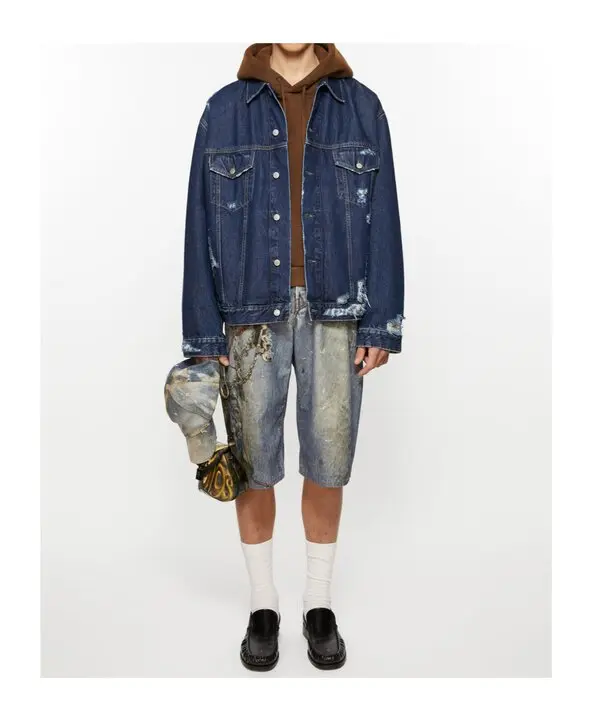 Acne Studios Long-sleeved Denim Trucker Jacket