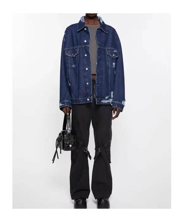 Acne Studios Long-sleeved Denim Trucker Jacket