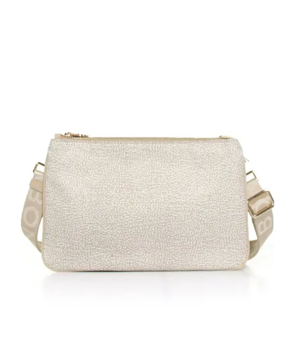Borbonese Textured Shoulder Bag