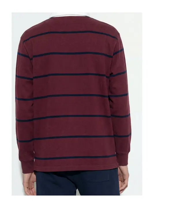 SPORTY  RICH Long-sleeved Polo Shirt