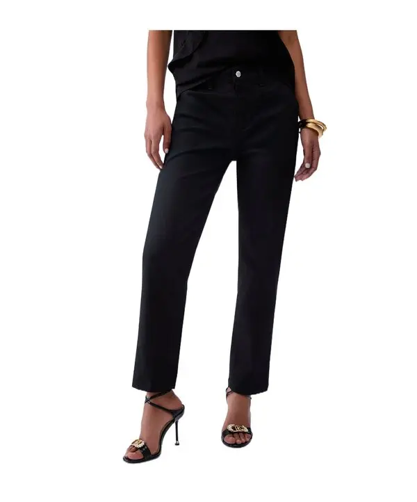 Liu Jo Capri Chinos With Embellished Button