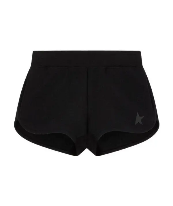 GOLDEN GOOSE Star Embroidered Shorts - Black