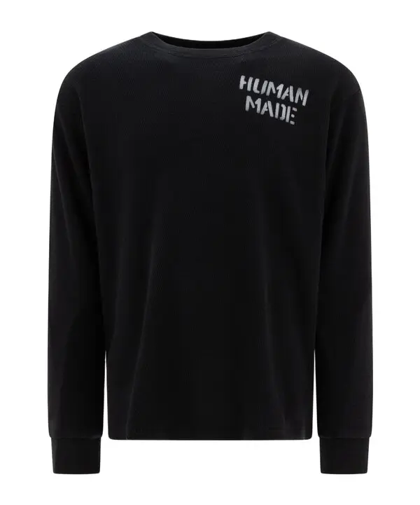 HUMAN MADE Thermal T-shirt - Black