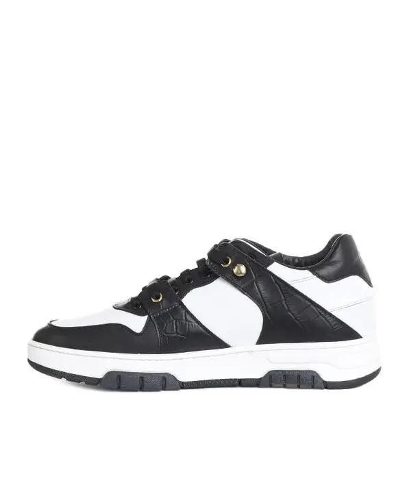 GIULIANO GALIANO Crocodile-effect Lace-up Sneakers