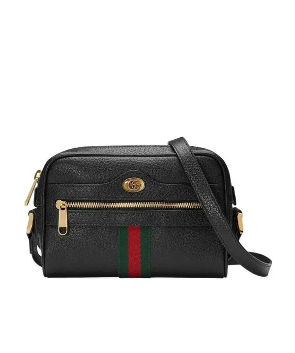 Gucci Mini Ophidia Gg Shoulder Bag - Black